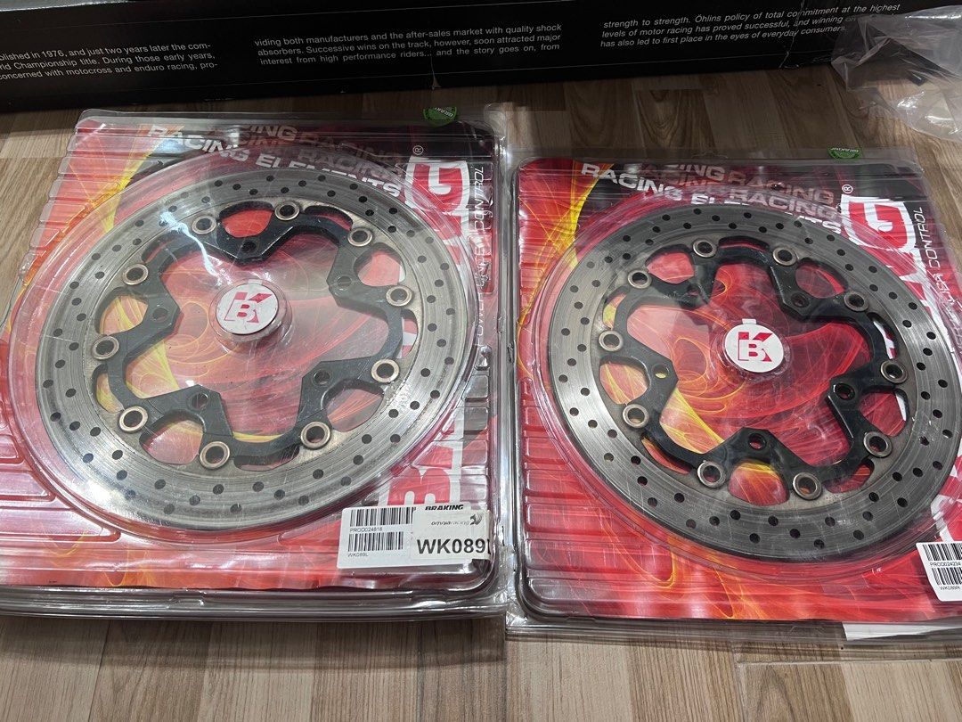 Hayabusa stock brake rotors front / rear, Motorcycles, Motorcycle ...