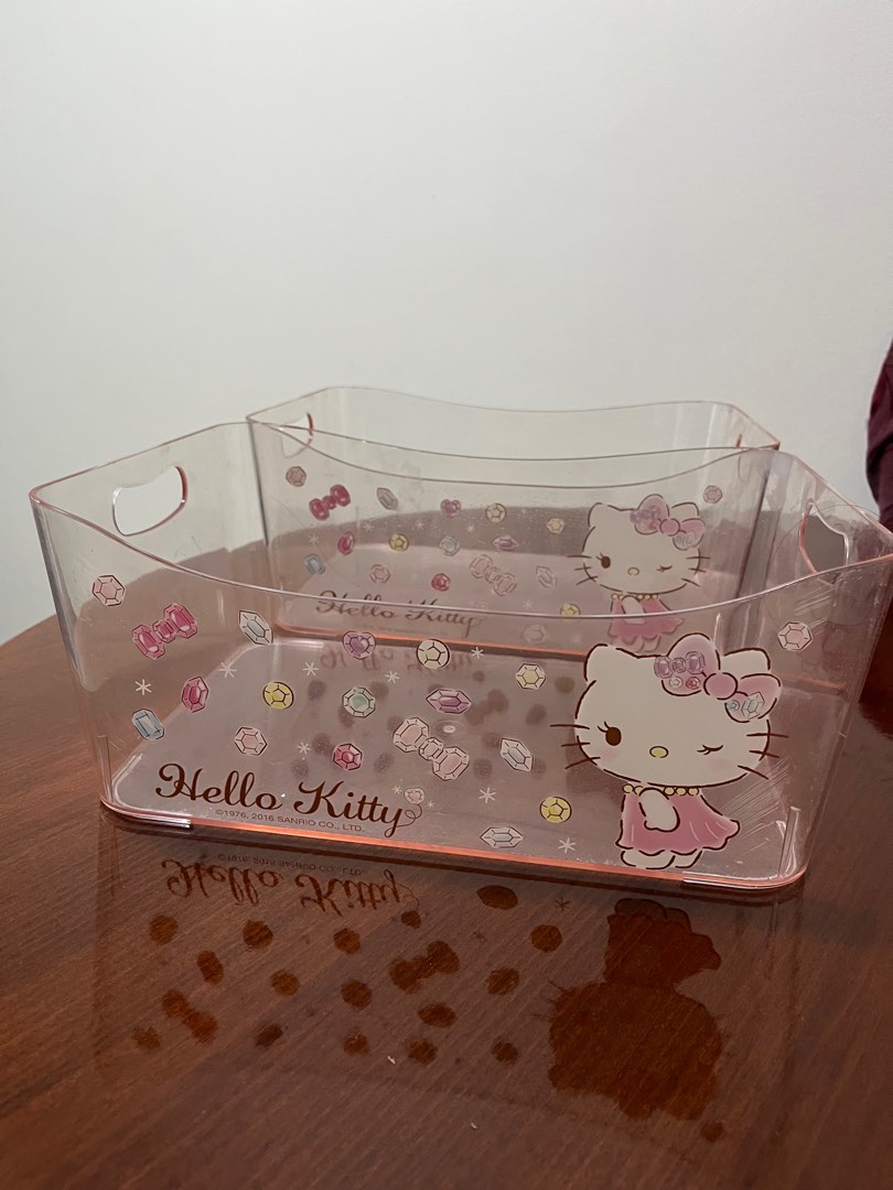 Hello kitty storage box organiser, Women's Fashion, Jewelry ...
