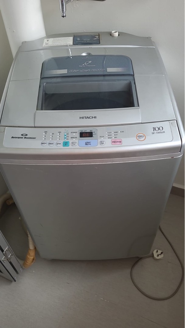 Hitachi Top Load Washing Machine 10kg, TV & Home Appliances, Washing ...