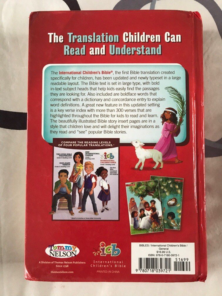 Holy Bible : The Translation Children Can Read and Understand : icb ...