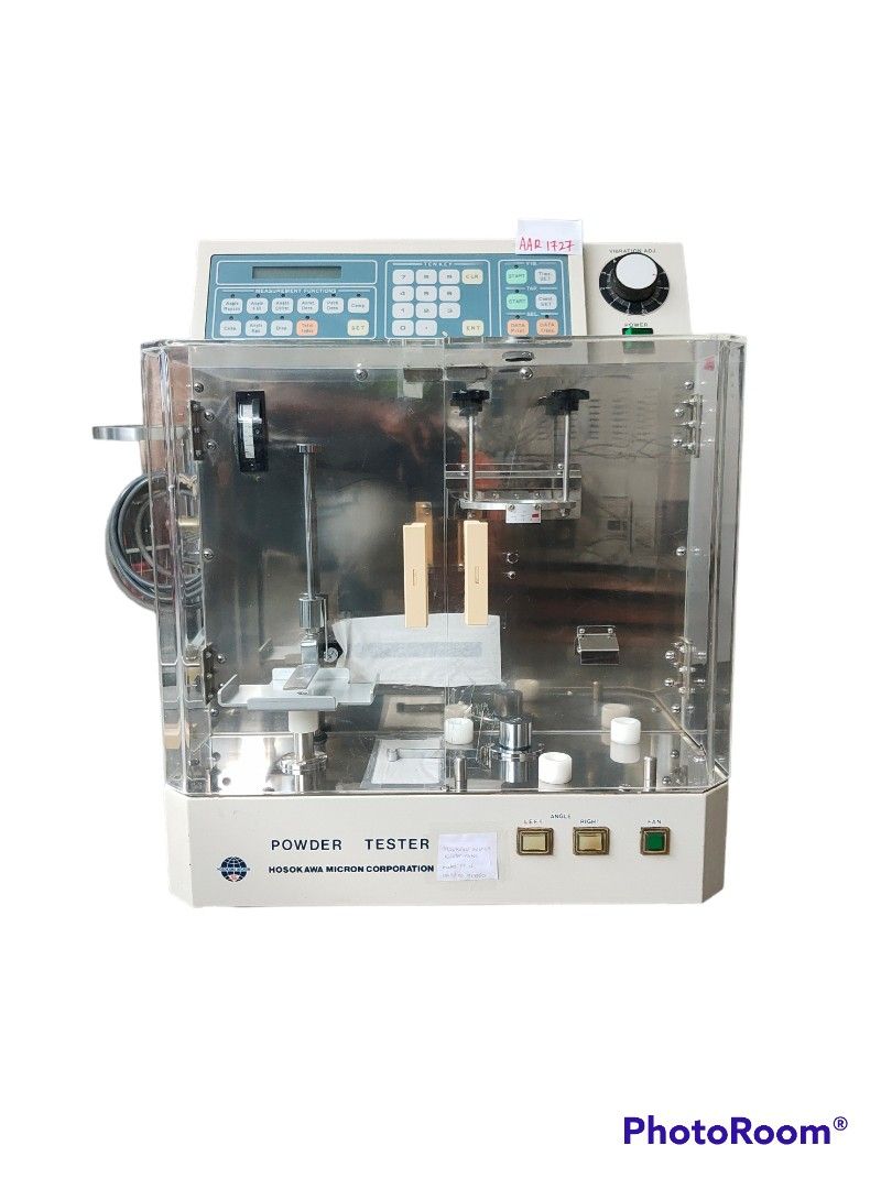 HosoKawa Micron Powder Tester Characteristics for sale @$2500 each ...