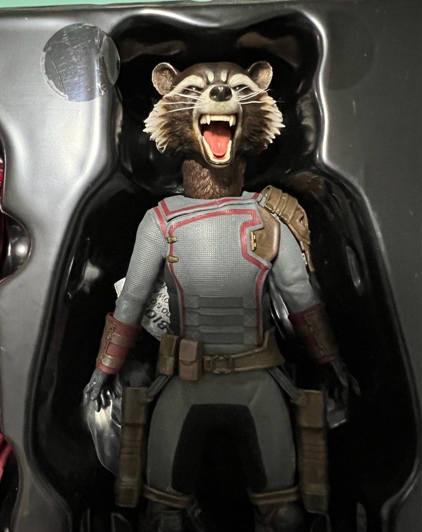 Hot Toys Rocket Raccoon Marvel Avengers Endgame 1/6 Scale Figure ...