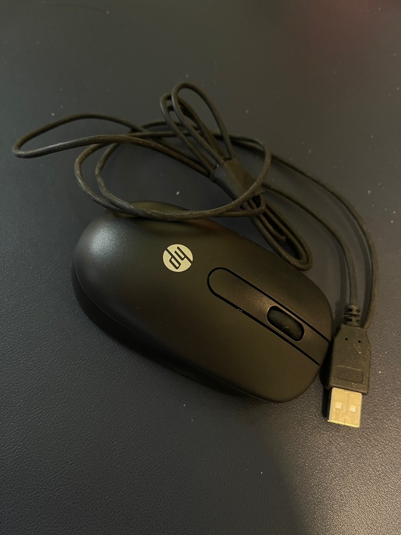 HP wire mouse, Computers & Tech, Parts & Accessories, Mouse & Mousepads ...