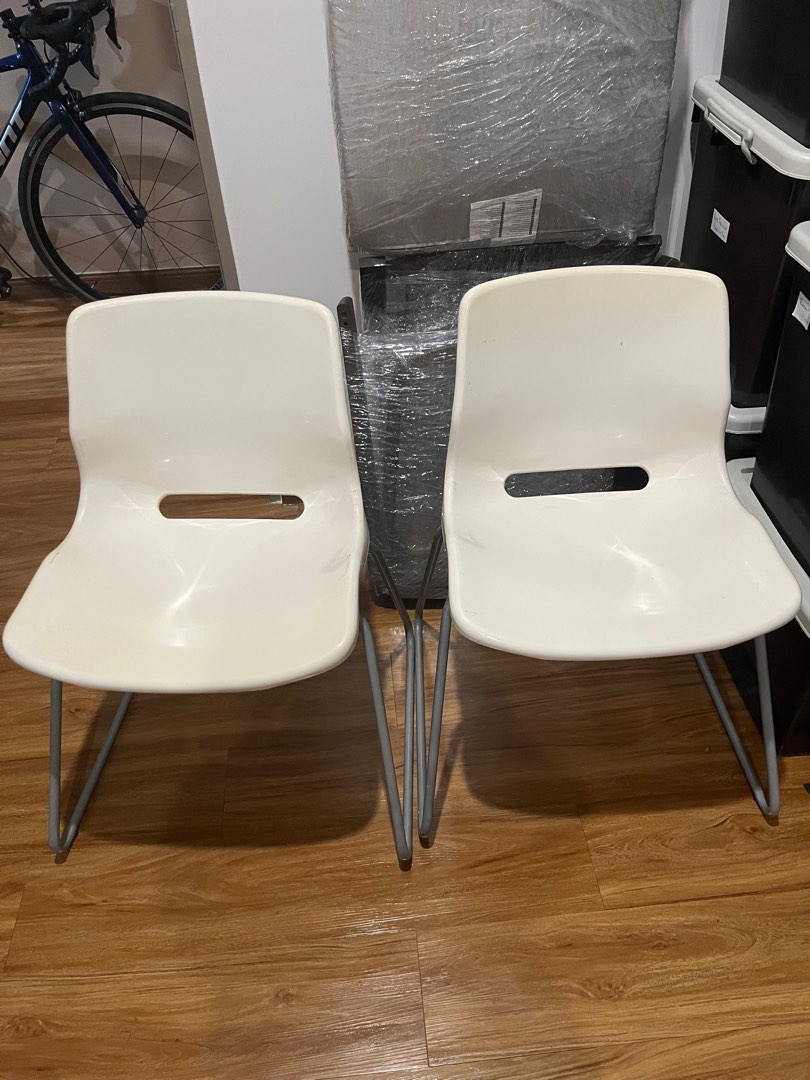 Ikea Snille Chair White Color Furniture And Home Living Furniture
