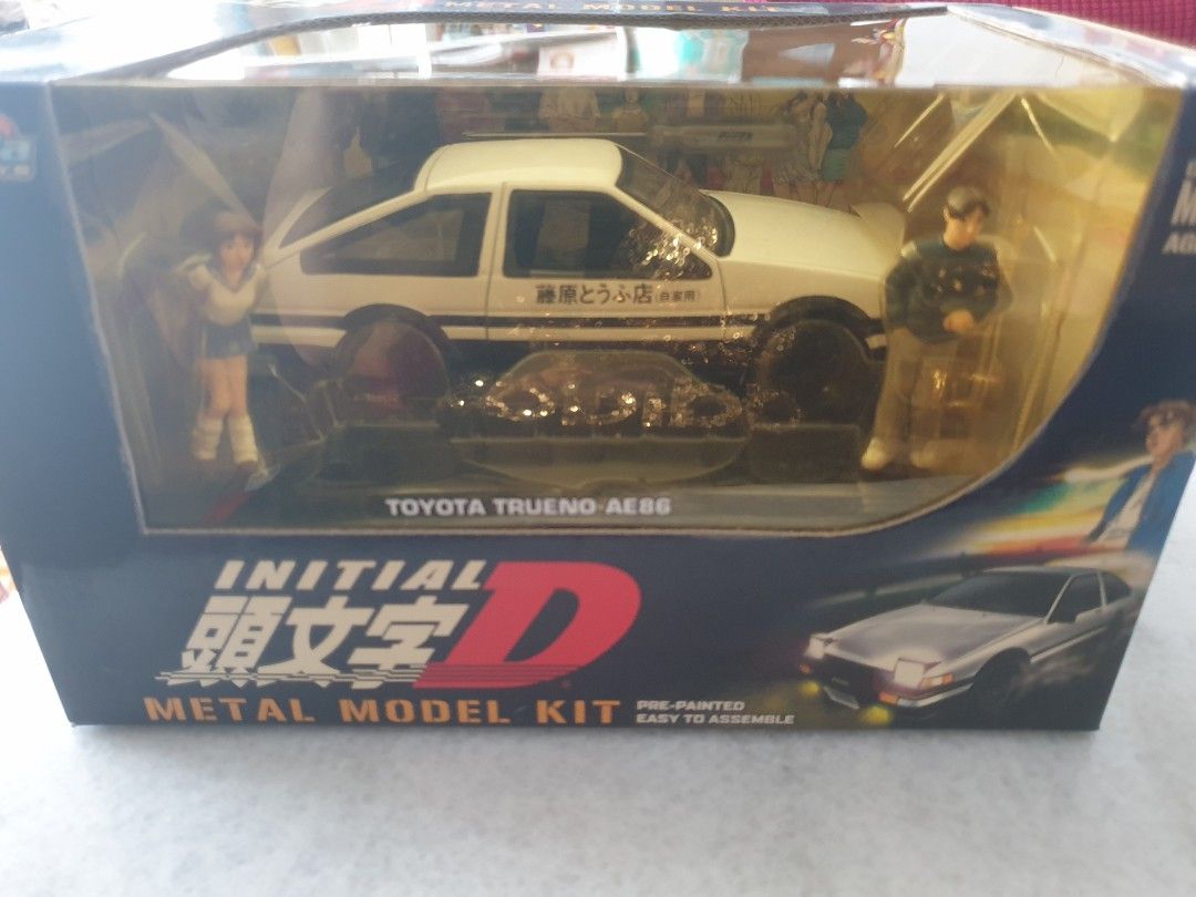 Initial D Metal Model Kit 1:24, Hobbies & Toys, Toys & Games on Carousell