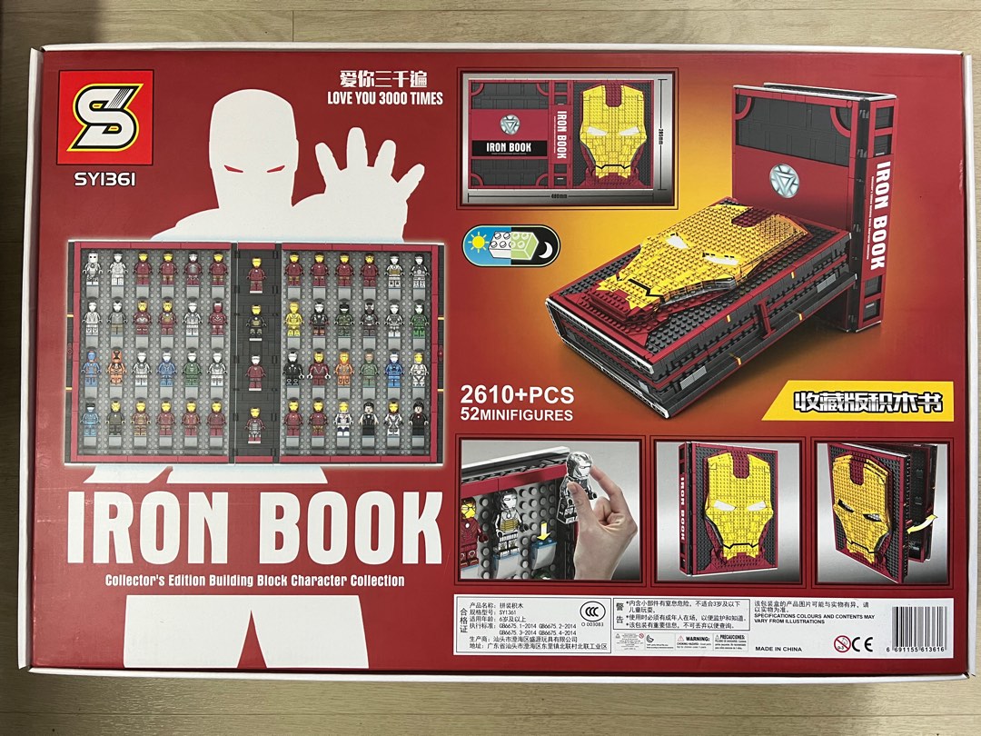 Iron Book (Lego mini figure), Hobbies & Toys, Toys & Games on Carousell