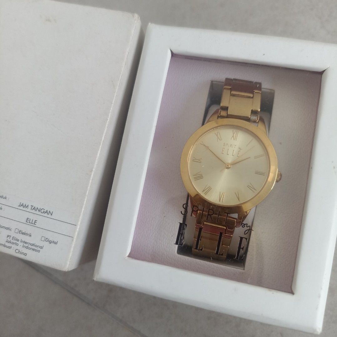 Jam Spirit by Elle, Fesyen Wanita, Jam Tangan di Carousell