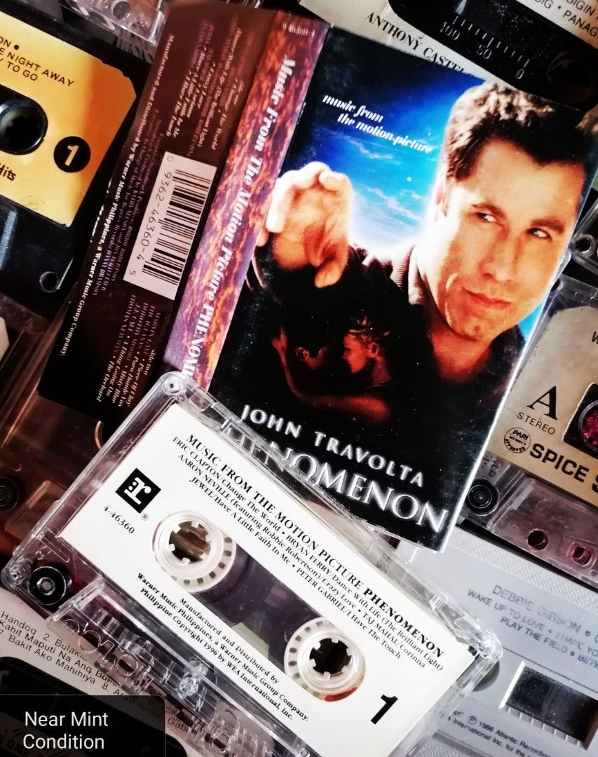 John Travolta Phenomenon OST Cassette Tape Original Motion Picture ...