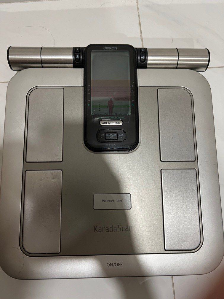 Karada Scan Omron Body Composition HBF375, Health & Nutrition, Health ...