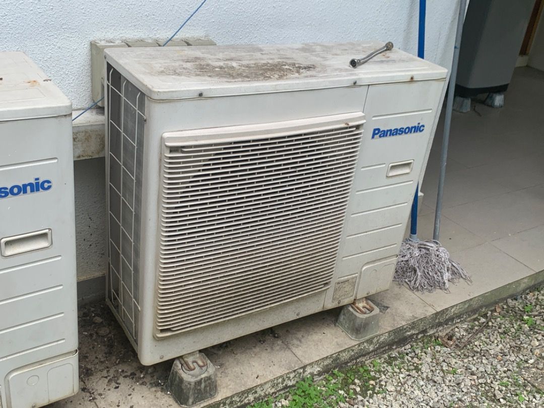 KDK ceiling fan, Aircon, compressor, Panasonic inverter air-con for ...