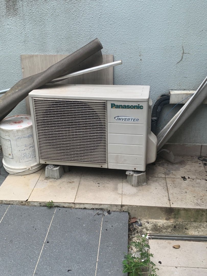 KDK ceiling fan, Aircon, compressor, Panasonic inverter air-con for ...