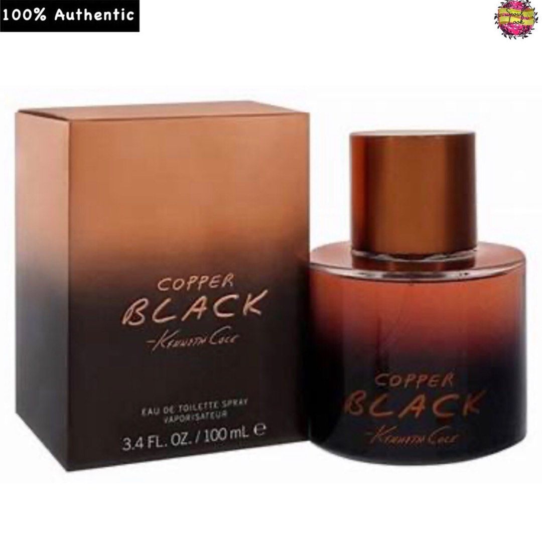 Kenneth Cole Copper Black EDT 100ml for Men, Beauty & Personal Care ...