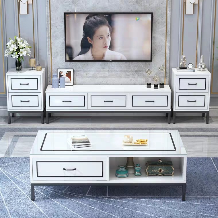 KIN Modern Victorian TV Console & Coffee Table, Furniture & Home Living ...