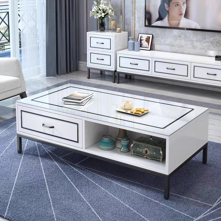 KIN Modern Victorian TV Console & Coffee Table, Furniture & Home Living ...