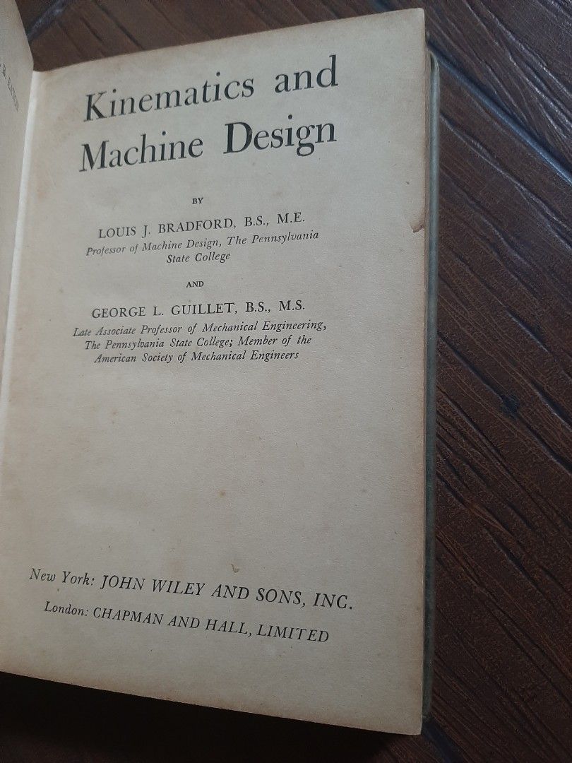 Kinematics and Machine Design on Carousell