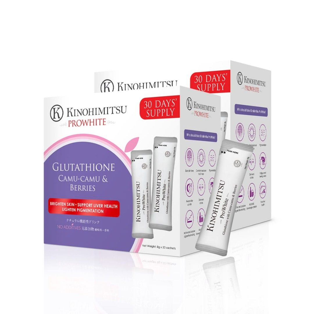 Kinohimitsu Prowhite Expiry 2025, Health & Nutrition, Health ...