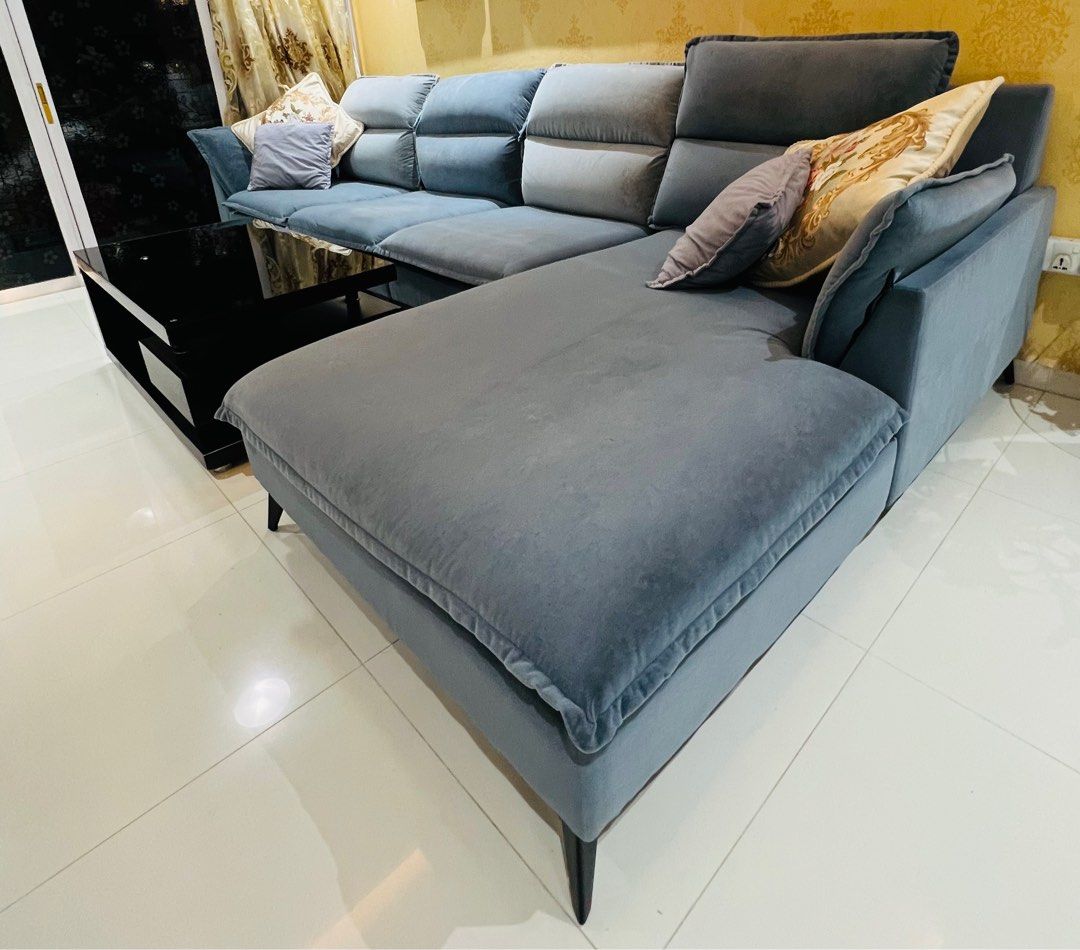 L Shape Sofa. Moving, Furniture & Home Living, Furniture, Sofas on ...