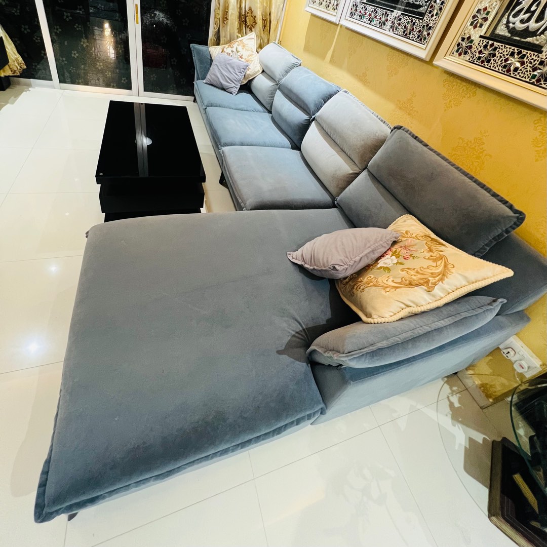 L Shape Sofa. Moving, Furniture & Home Living, Furniture, Sofas on ...