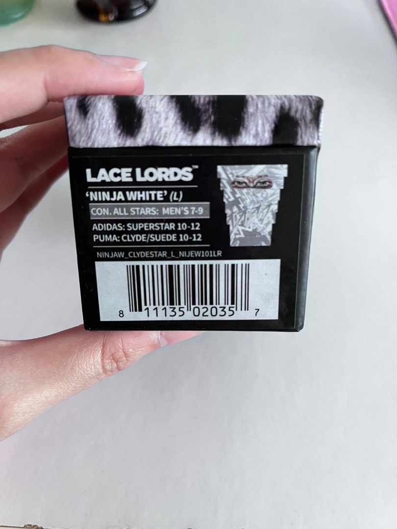 Lace lord white ninja shoe laces, Men's Fashion, Footwear, Shoe inserts ...