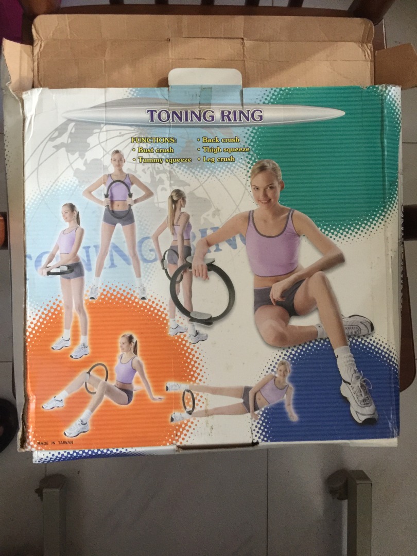 Ladies Exercise Equipment set - Toning Ring, Activa-Disc & Leg Toning ...