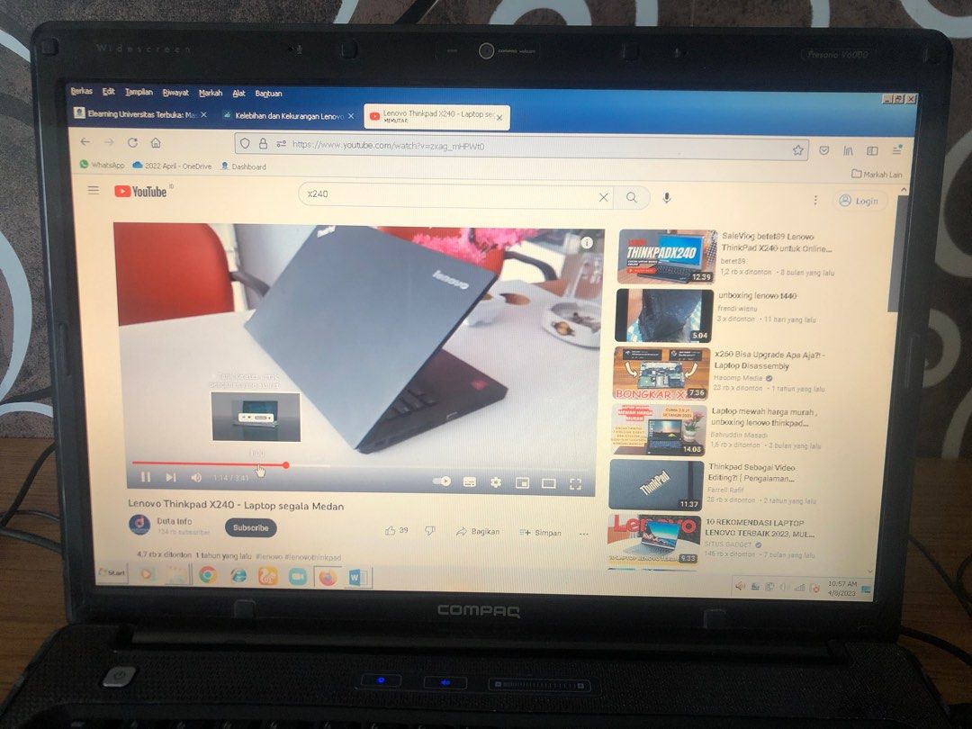 Laptop Compaq 15inch ex dosen murah, Elektronik, Komputer, Laptop di ...