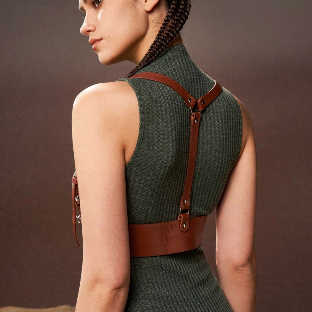 Layered Harness Belt, Women's Fashion, Watches & Accessories, Belts on ...
