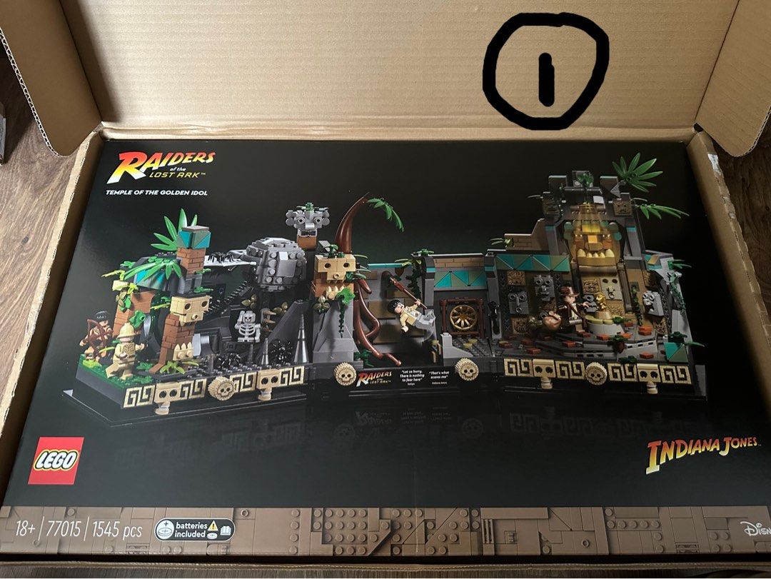 Lego 77015 Indiana Jones temple of the golden idol classic new set ...