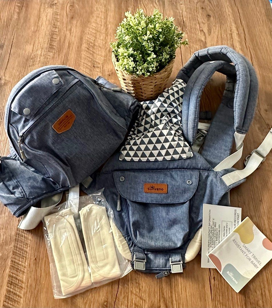 Lightly used Sunveno detachable hipseat carrier, Babies & Kids, Going ...