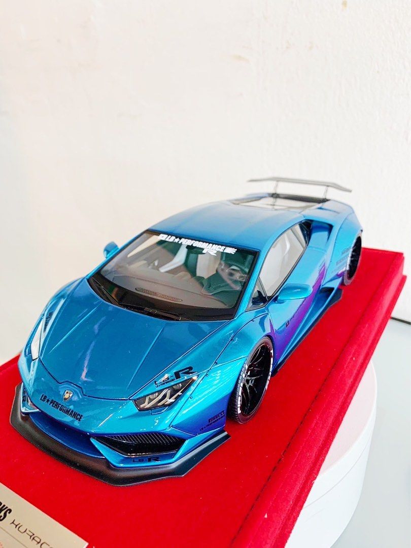 Limited Edition Model Cars: Lamborghini Blue Huracan, Hobbies & Toys ...