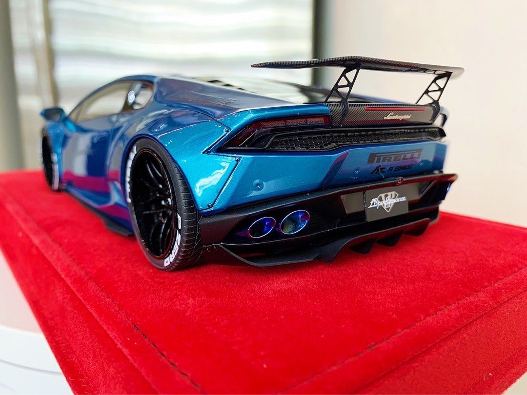 Limited Edition Model Cars: Lamborghini Blue Huracan, Hobbies & Toys ...