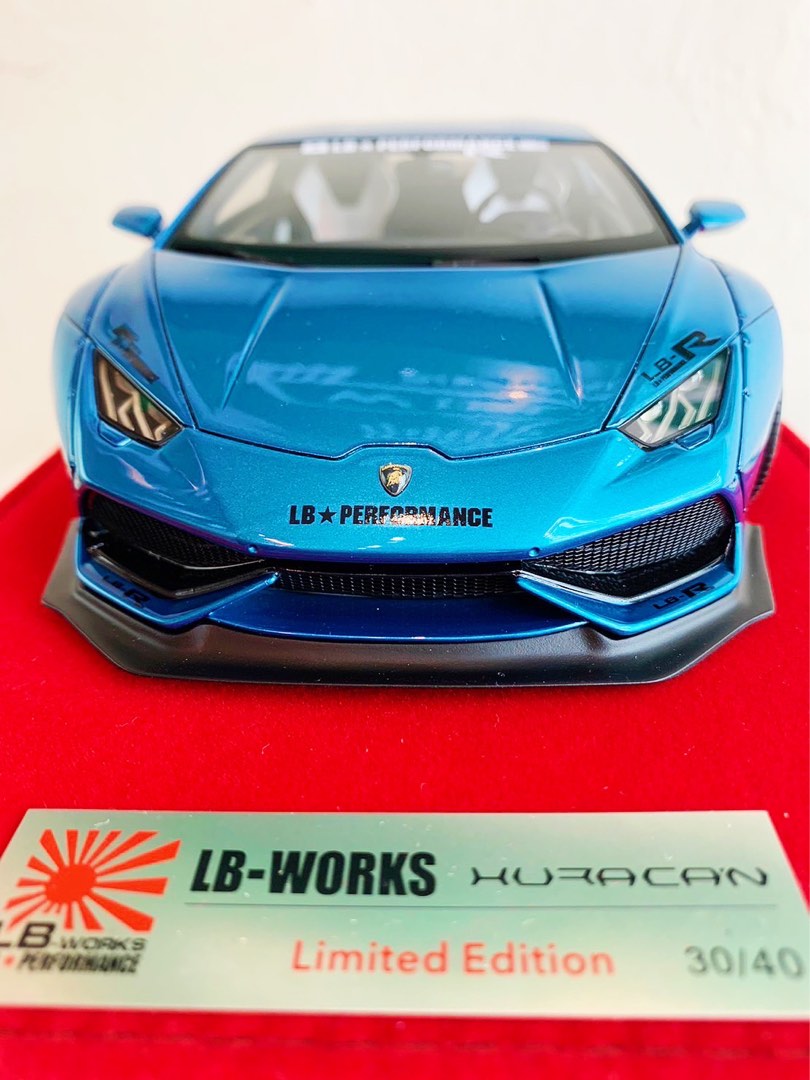Limited Edition Model Cars: Lamborghini Blue Huracan, Hobbies & Toys ...