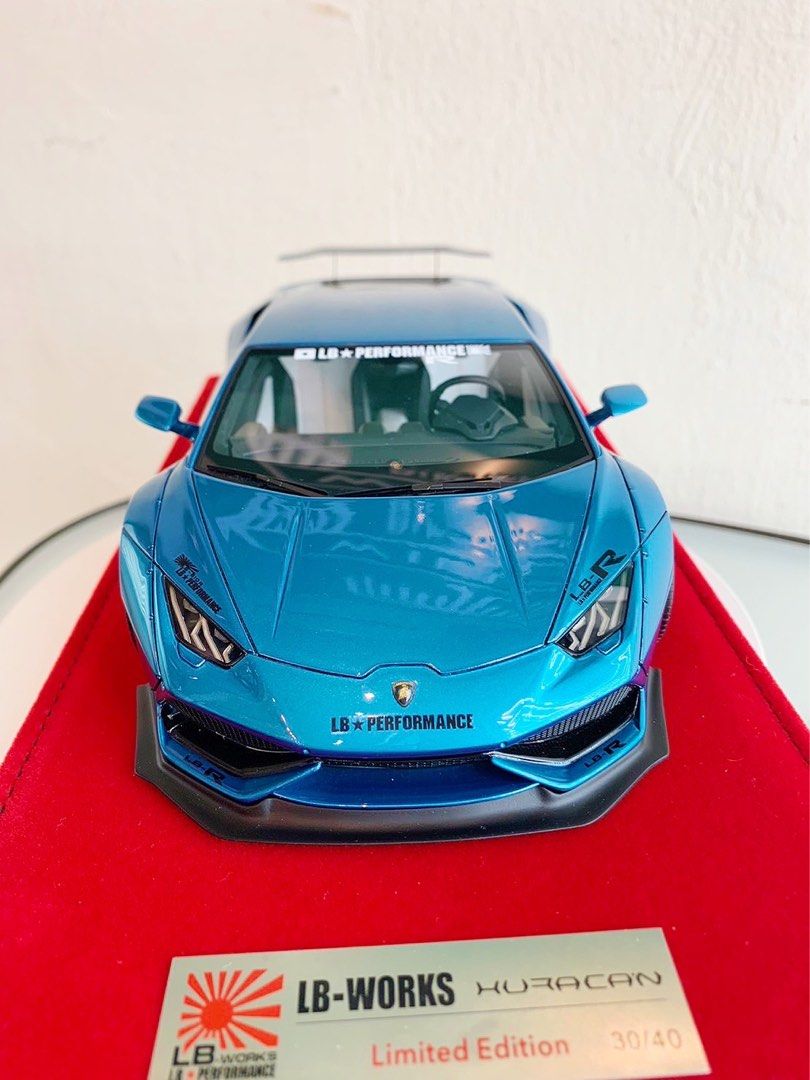 Limited Edition Model Cars: Lamborghini Blue Huracan, Hobbies & Toys ...