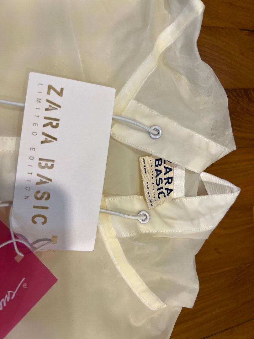 Limited edition Zara rain coat very cute, Women's Fashion, Coats ...