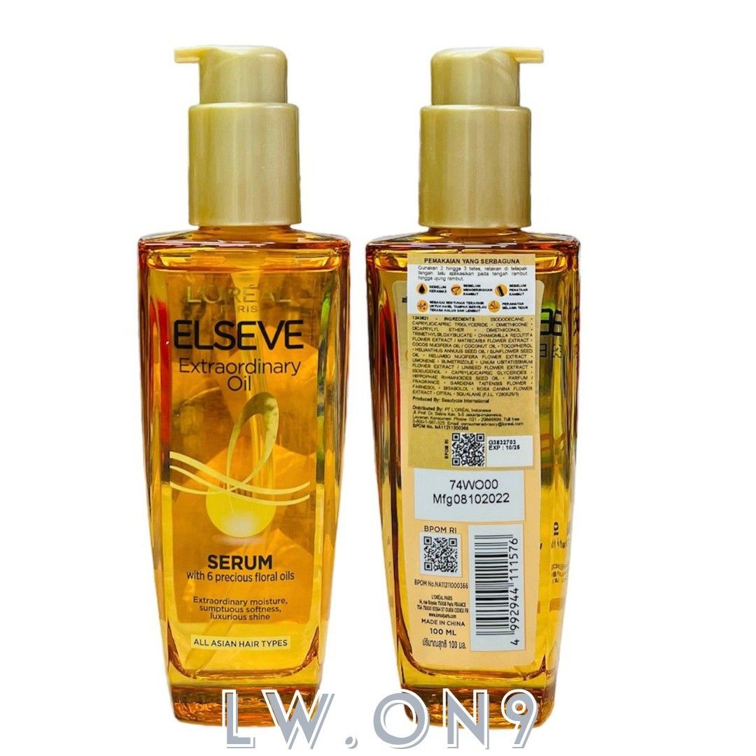 LOREAL ELSEVE EXTRAORDINARY OIL SERUM WITH 6 PRECIOUS FLORAL OILS FOR ...