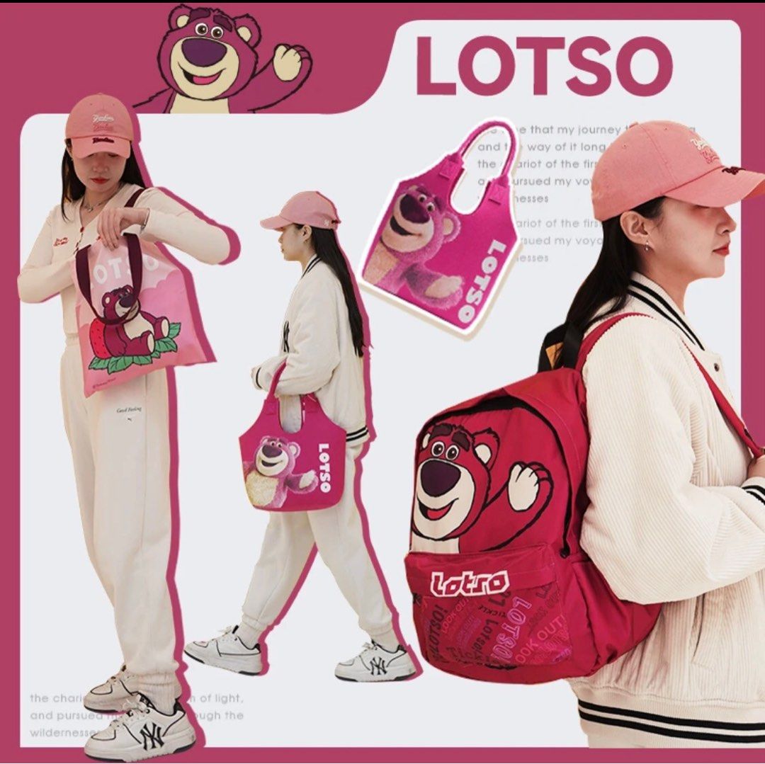 Lotso shoulder backpack, Women's Fashion, Bags & Wallets, Backpacks on ...