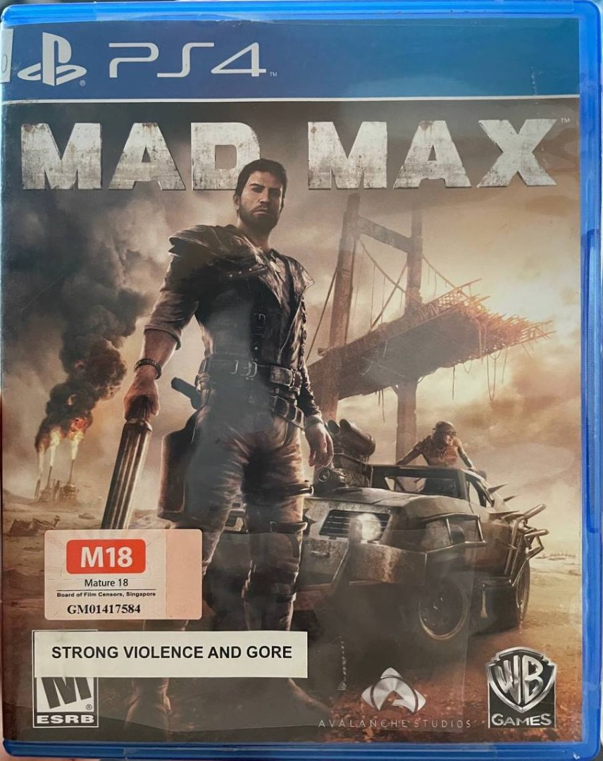 Mad Max PS4/PS5, Video Gaming, Video Games, PlayStation on Carousell