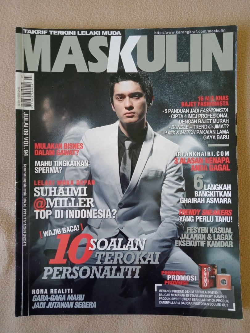 Majalah Maskulin, Hobbies & Toys, Books & Magazines, Magazines on Carousell