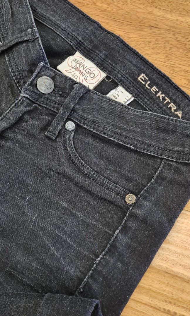 Mango Elektra Denim Pants on Carousell