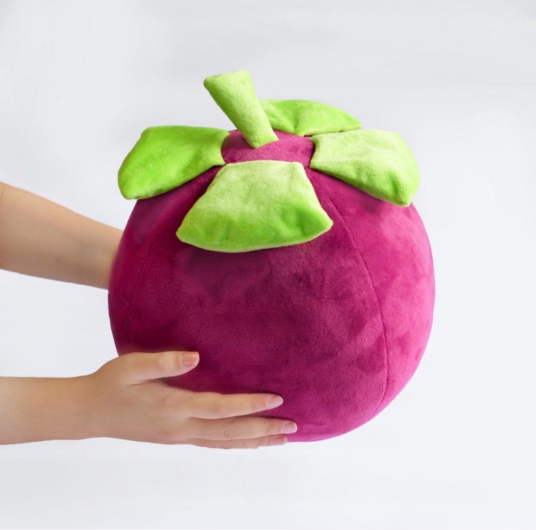 mangosteen plush cushion toy from nomnom plush, Hobbies & Toys, Toys ...