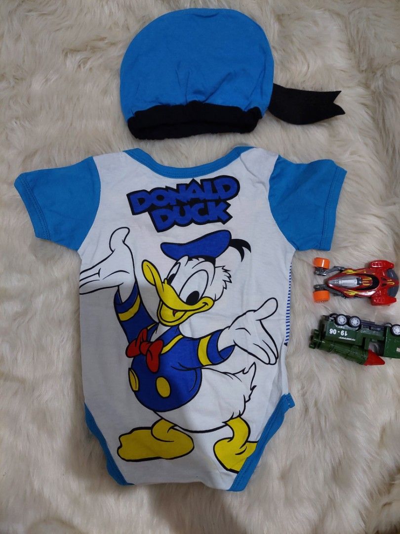 Milestone Donald Duck Outfit, Babies & Kids, Babies & Kids Fashion on ...