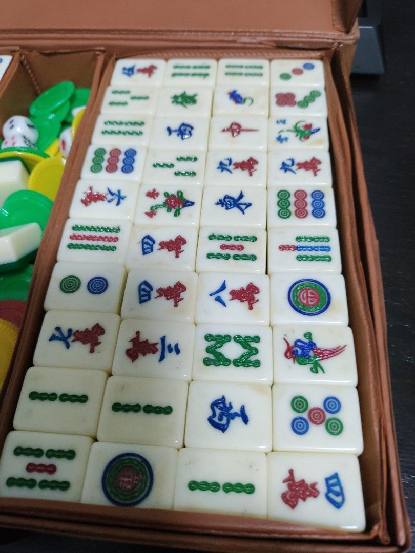 Mini Mahjong Set, Hobbies & Toys, Toys & Games on Carousell