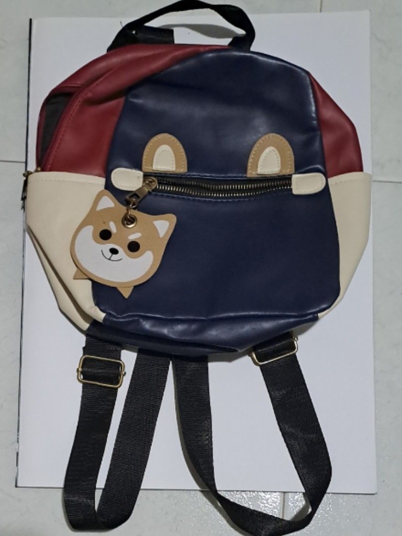 Mini Shiba Inu Aesthetic Backpack, Women's Fashion, Bags & Wallets ...