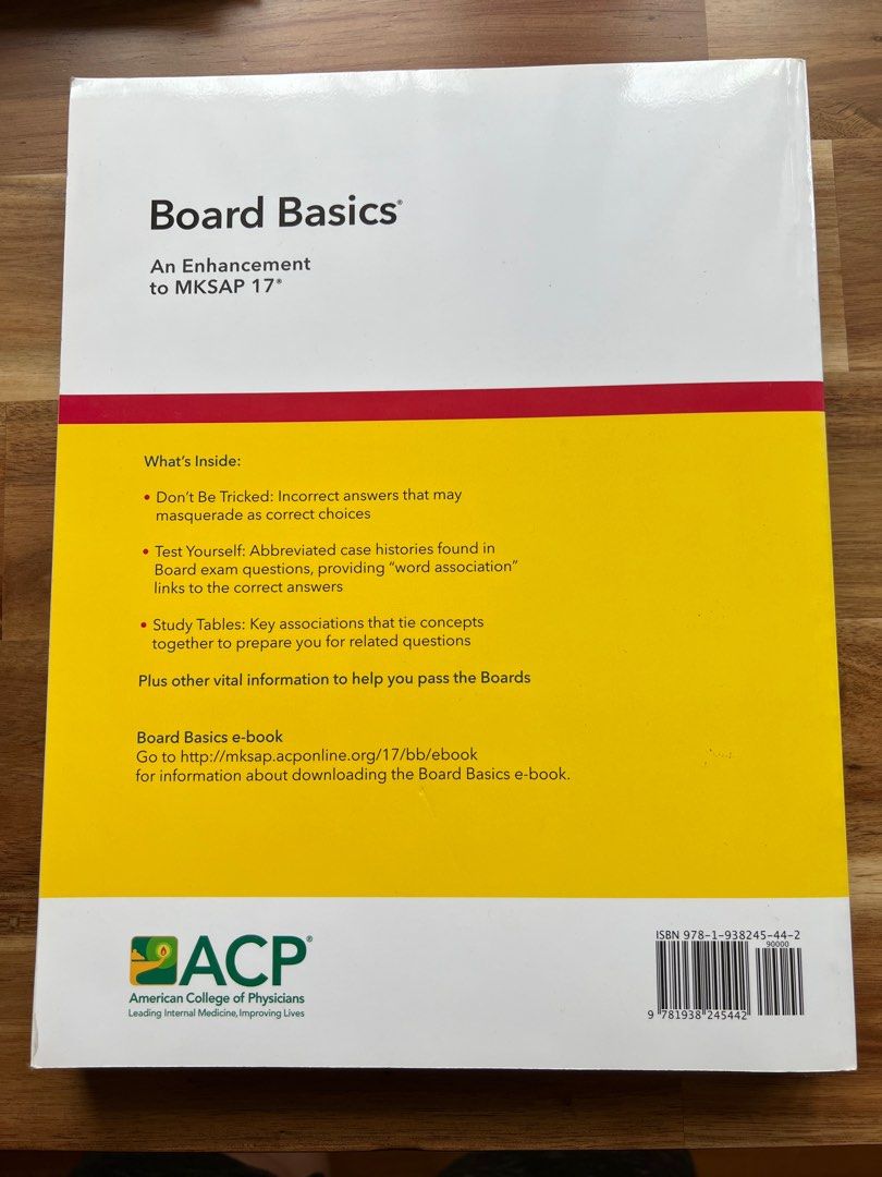 MKSAP 17 Part A and B, and Board Basics, Hobbies & Toys, Books ...