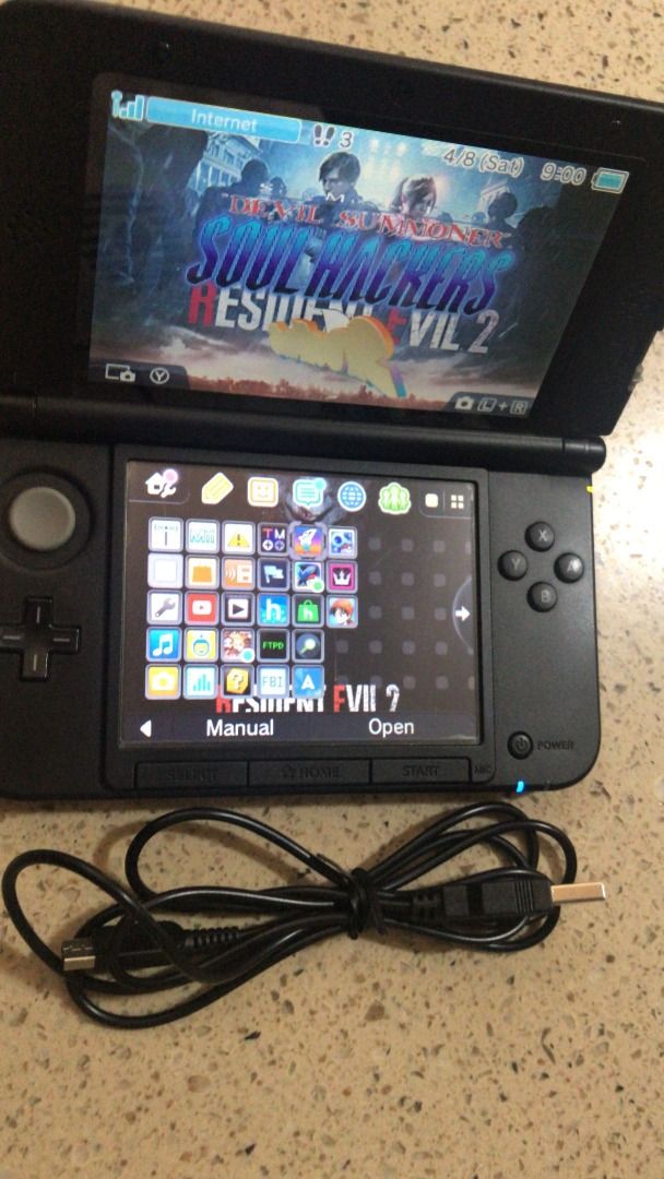 Modded Nintendo 3DS XL Mario & Luigi Dream Team Limited Edition with 4/64/128GB storage options ...