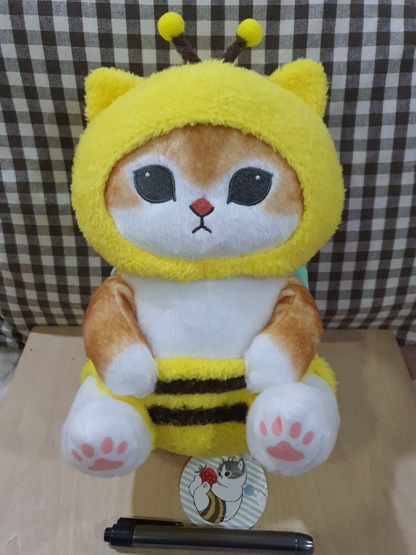 Mofusand Fruit Mitsubachi Nyan Bee Cat 28cm, Hobbies & Toys, Toys & Games on Carousell