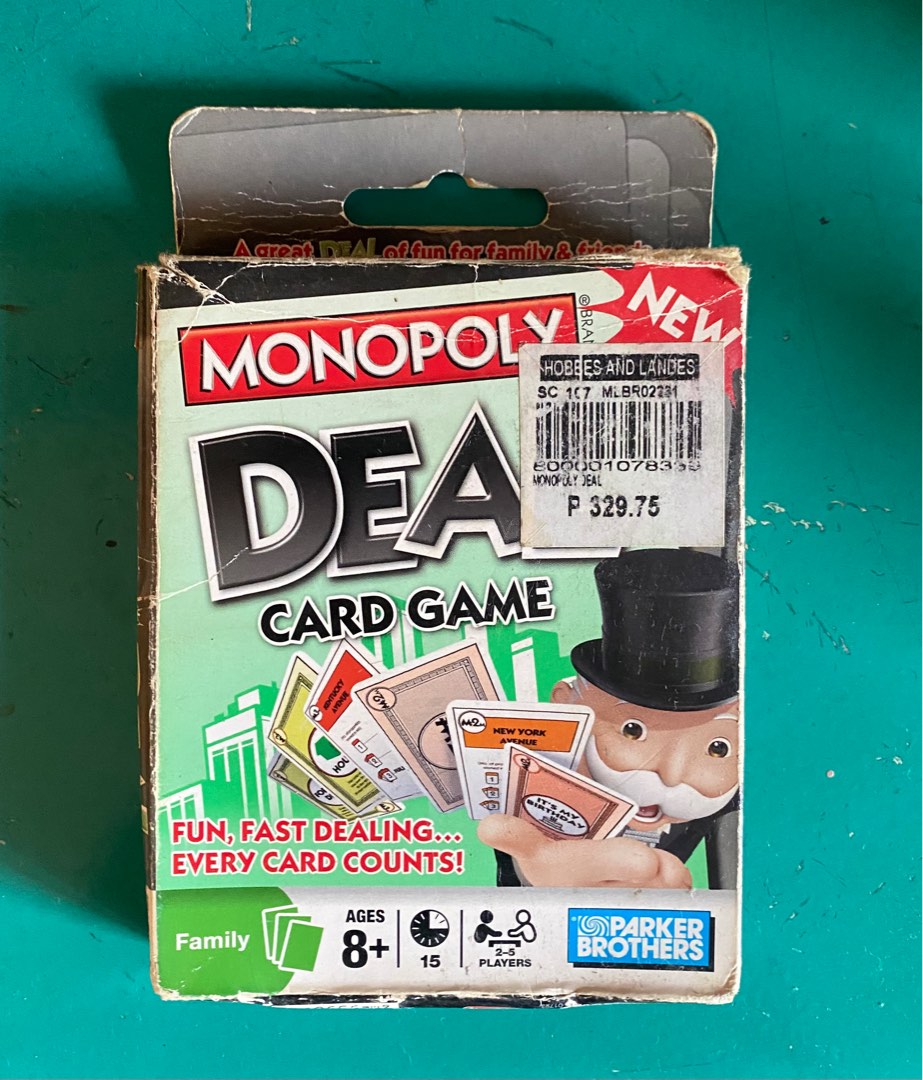 Monopoly Deal Cards, Hobbies & Toys, Toys & Games on Carousell