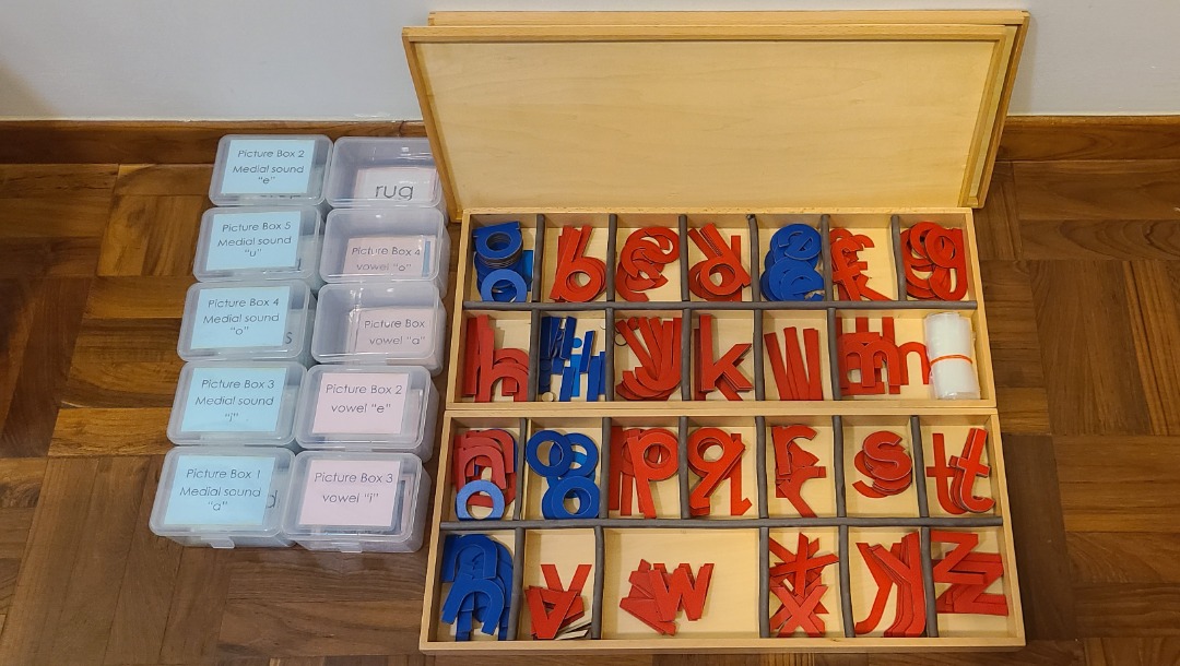 Montessori Alphabet LMA Spelling & Language, Educational, with Mat ...