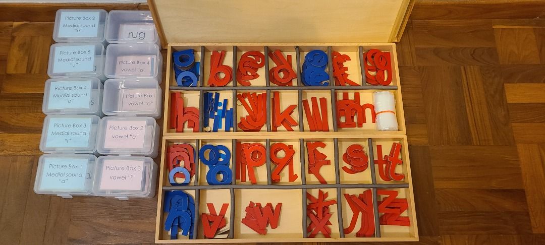 Montessori Alphabet LMA Spelling & Language, Educational, with Mat ...