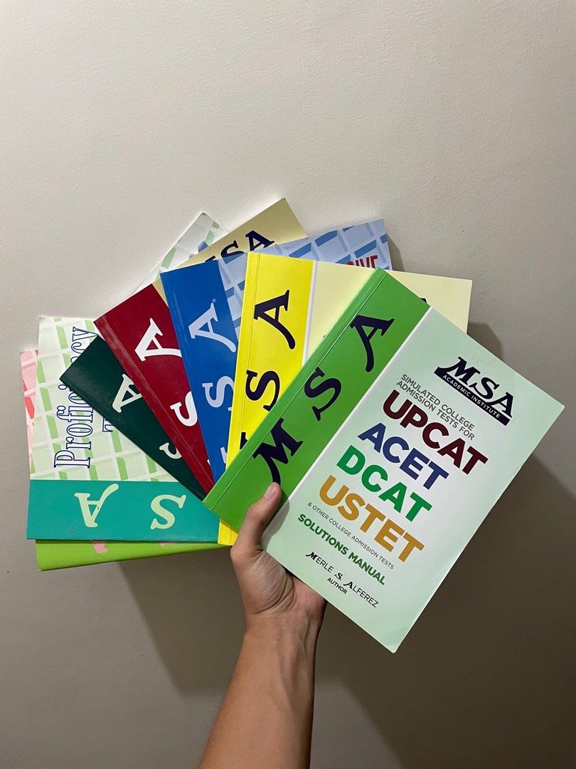 MSA UPCAT DCAT USTET ACET reviewer, Hobbies & Toys, Books & Magazines ...