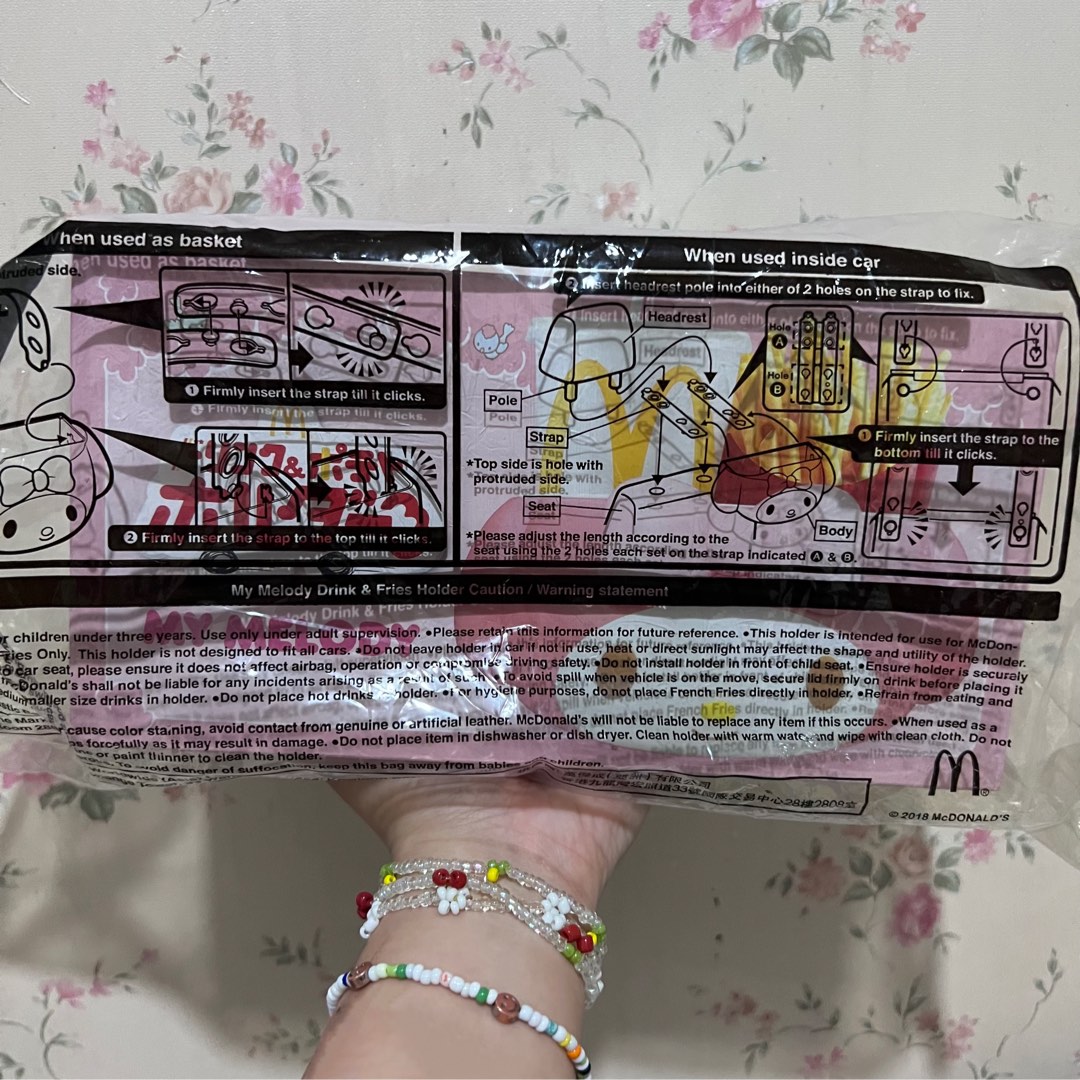 My Melody McD Holder (RARE!), Toys & Collectibles, Mainan di Carousell